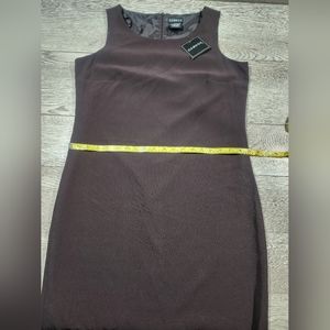 George | Dresses | Nwt George Elegant Chiffon Midi Dress Brown | Poshmark